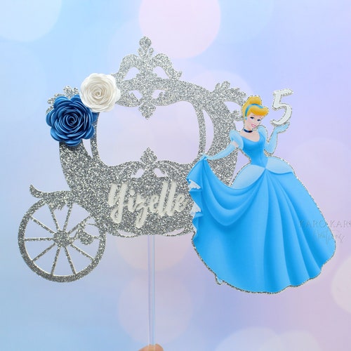 Cinderella Cake Topper - Etsy
