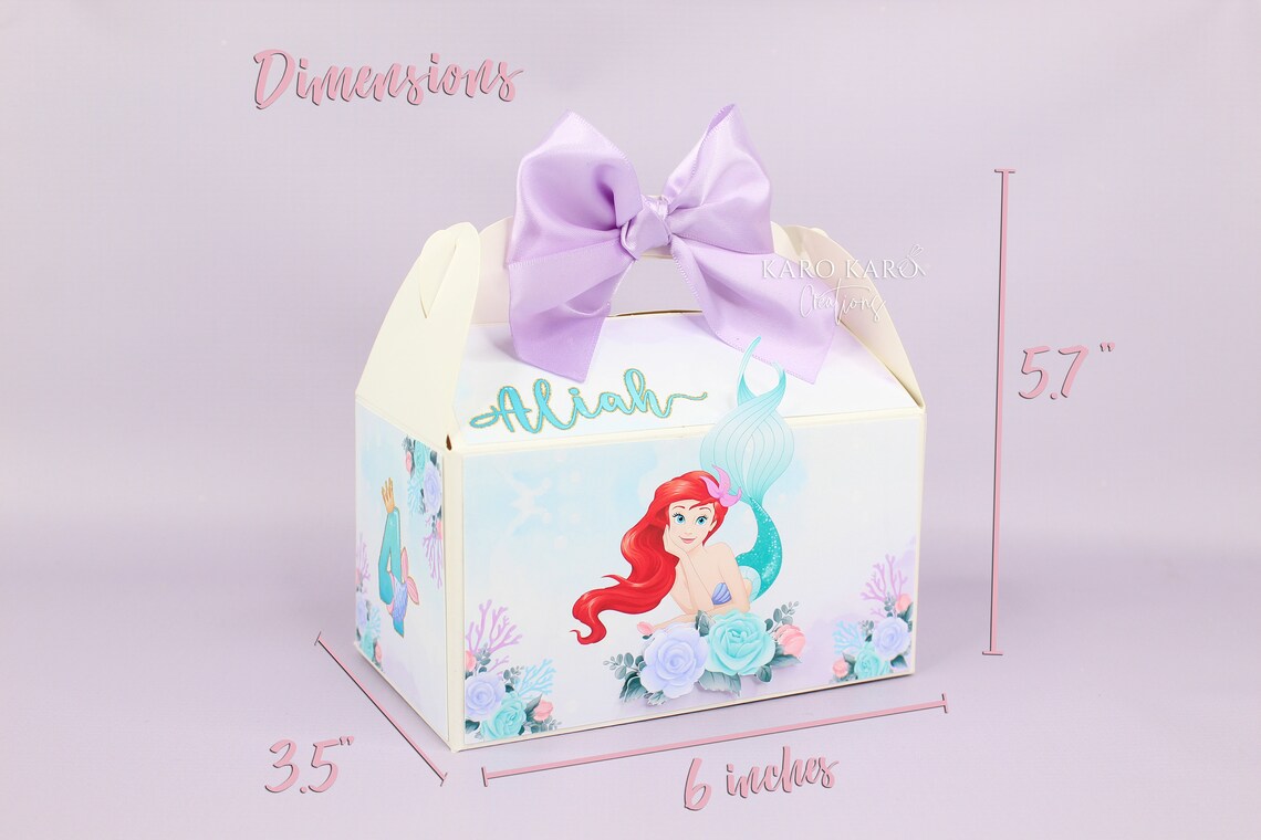 Mermaidarieldisney Princesspack Personalized Big Gable - Etsy