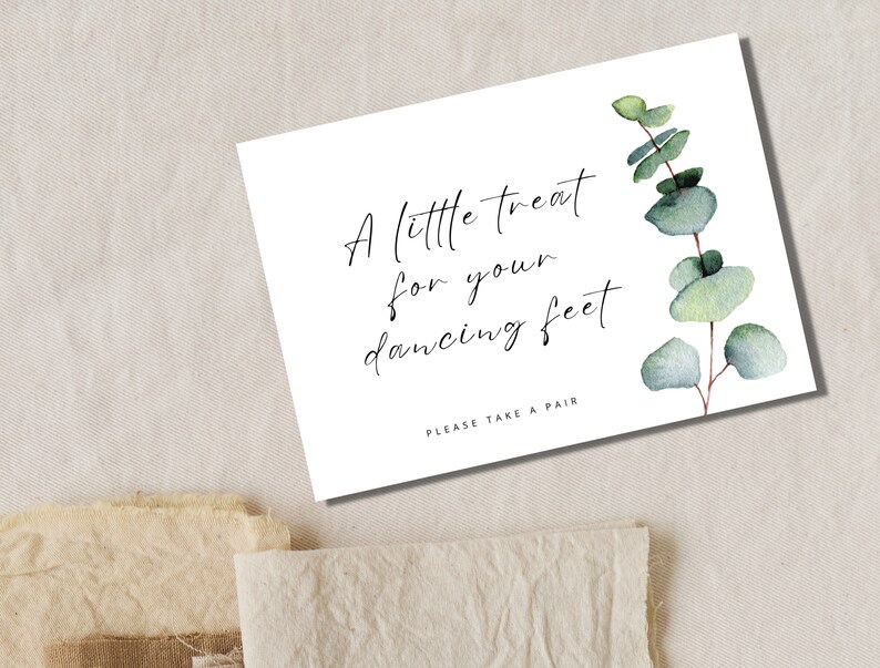 Dancing Feet Printable Sign, Dancing Shoes Sign to Print, A Little ...