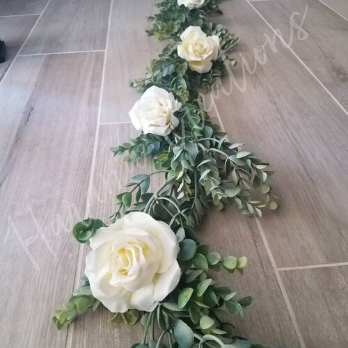 Greenery Eucalyptus Garland Floral Garland Table Runner - Etsy