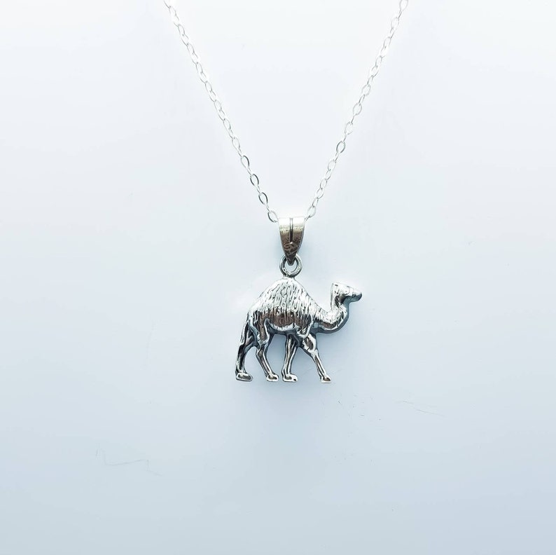 Sterling Silver Camel Necklace, Double Sided Full Camel Charm, Gift ...