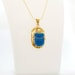 Turquoise Scarab Pendant: 14k Gold Vermeil Egyptian Beetle Necklace - Etsy