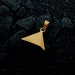Medium Egyptian Pyramid Necklace, 14k Gold Vermeil Over Sterling Silver ...