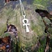Large Ankh Necklace, Sterling Silver Ankh Pendant, Egyptian Revival ...