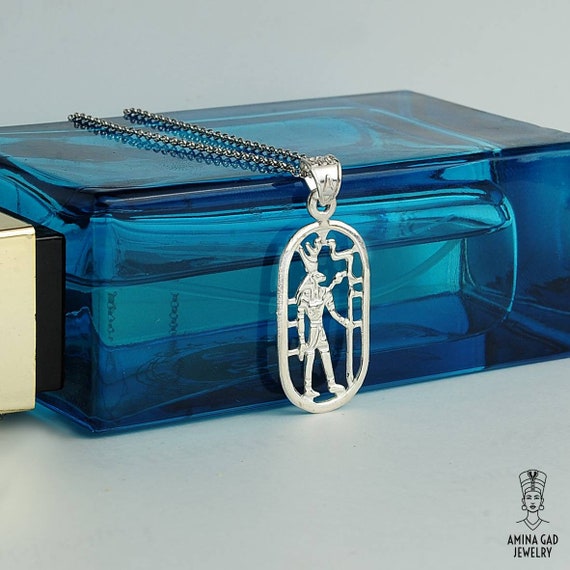 Seth Necklace Sterling Silver God Seth Pendant Egyptian | Etsy