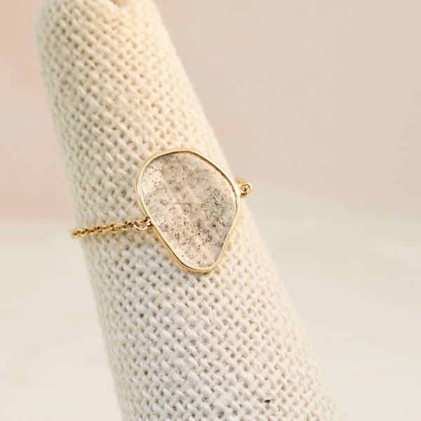 Diamond Slice Ring - Etsy