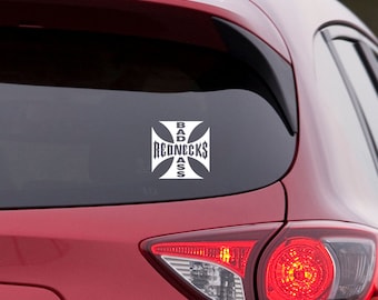 Badass car decal | Etsy