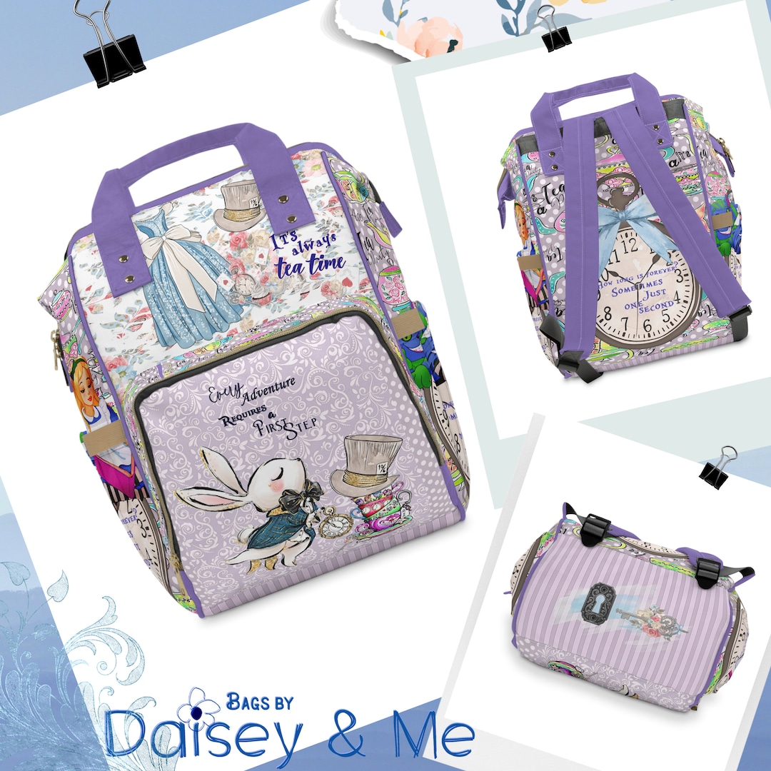 Crossbody Backpack ∙ Alice in Wonderland ∙ Backpack for Women ∙ ...