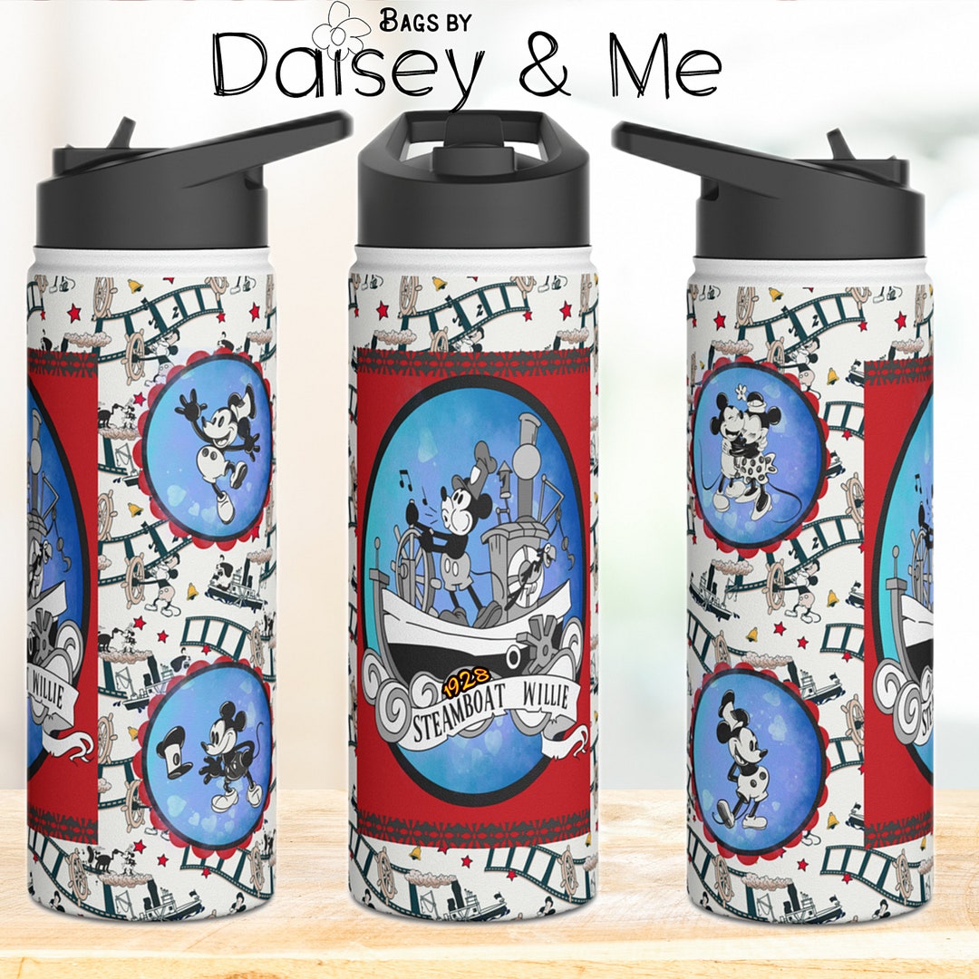 Tumbler • Gift for Him • Steamboat Willie • Travel Mug • Hot Cold Gift ...