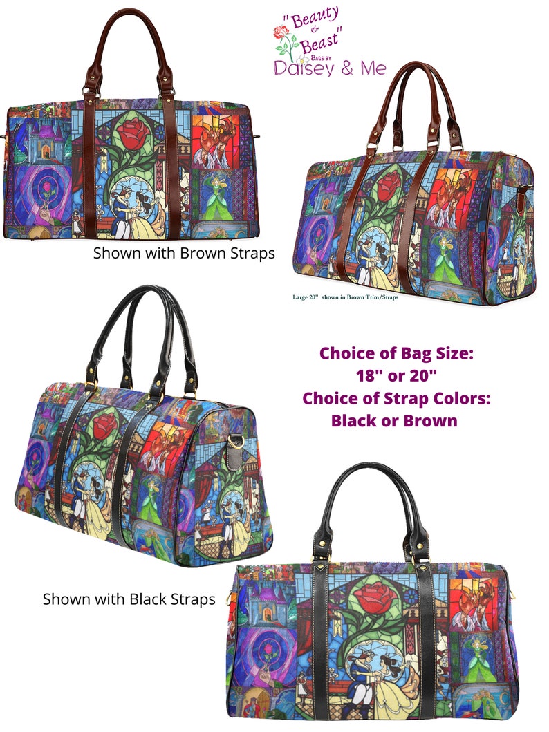 Belle • Beauty and the Beast ∙ Satchel Handbag Purse • Retro Fairy Tale ...
