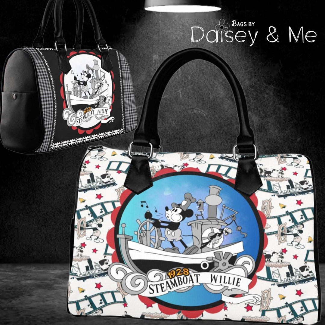 Mickey Handbag Purse • Steamboat Willie Bags and Gifts • Weekend Bag ...