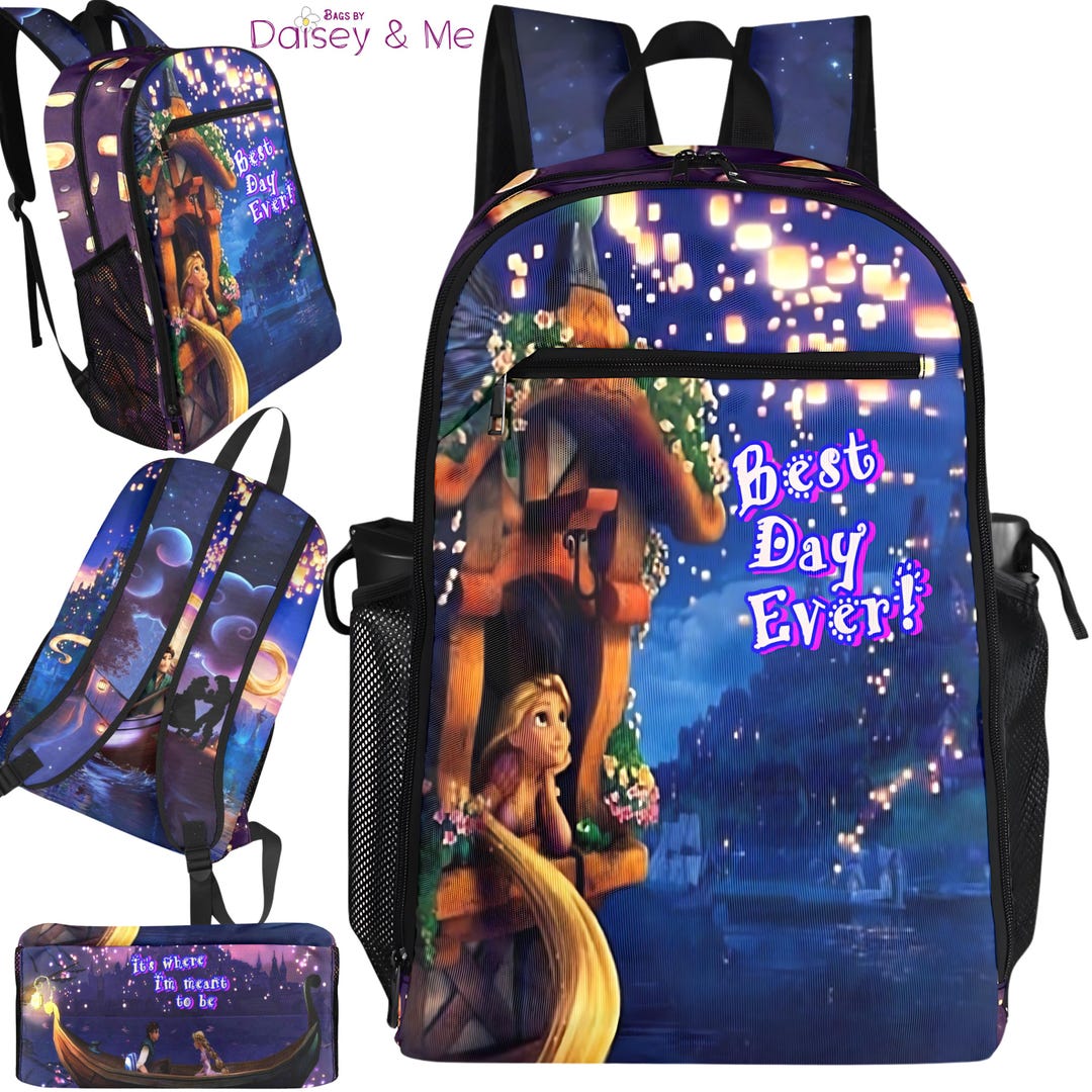 Tangled Rapunzel ∙ Backpack ∙ Bags and Gifts • Tangled Princess ∙ Back ...