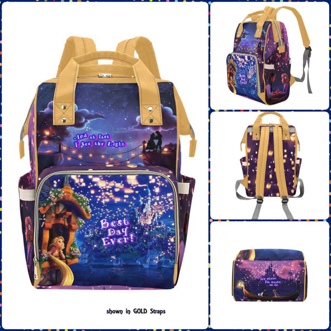 Tangled Rapunzel ∙ Backpack ∙tangled Princess ∙ Diaper Backpack Bag ∙ ...
