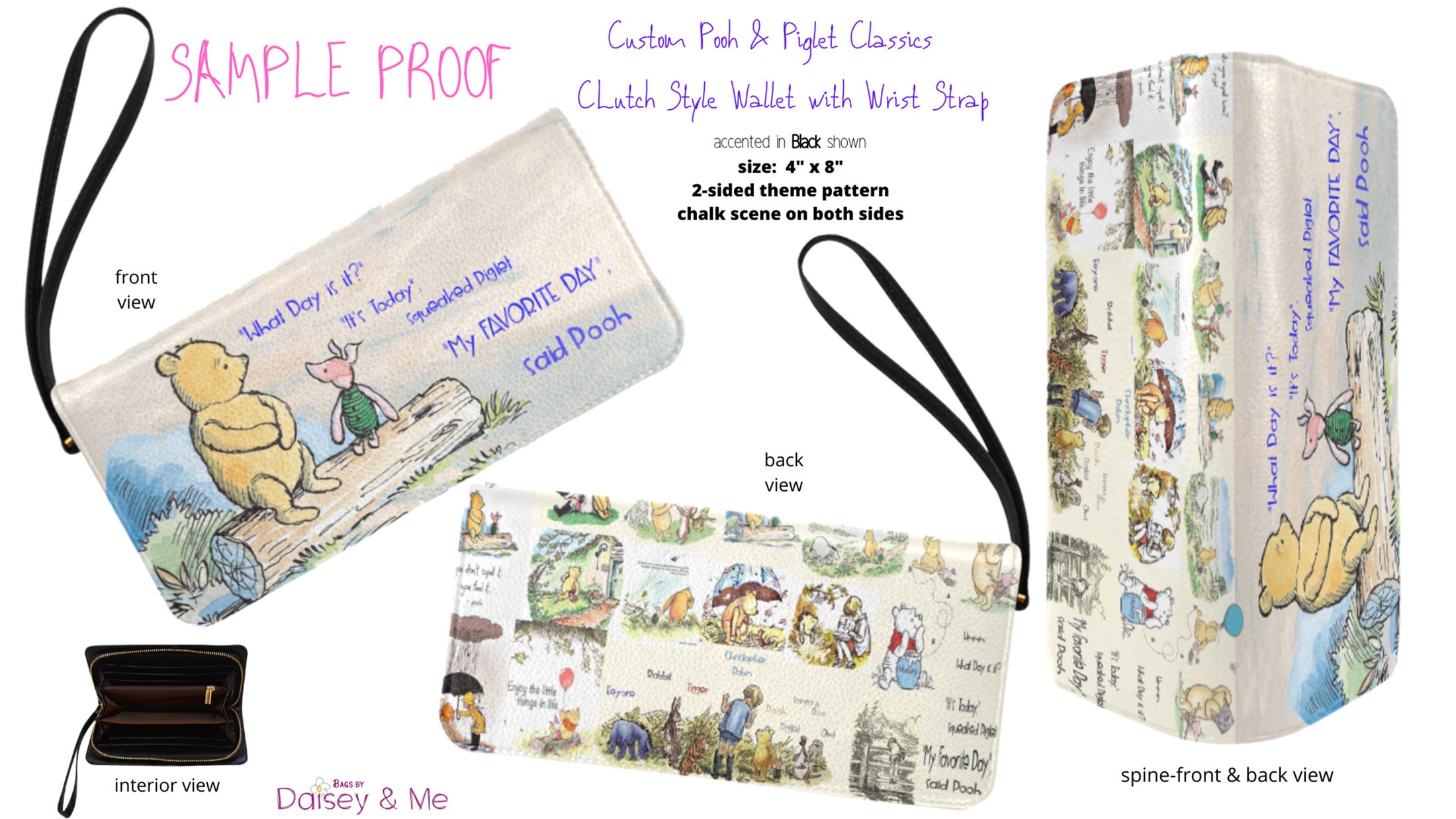 Winnie the Pooh Large Tote Bag Classic Winnie the Pooh | Etsy