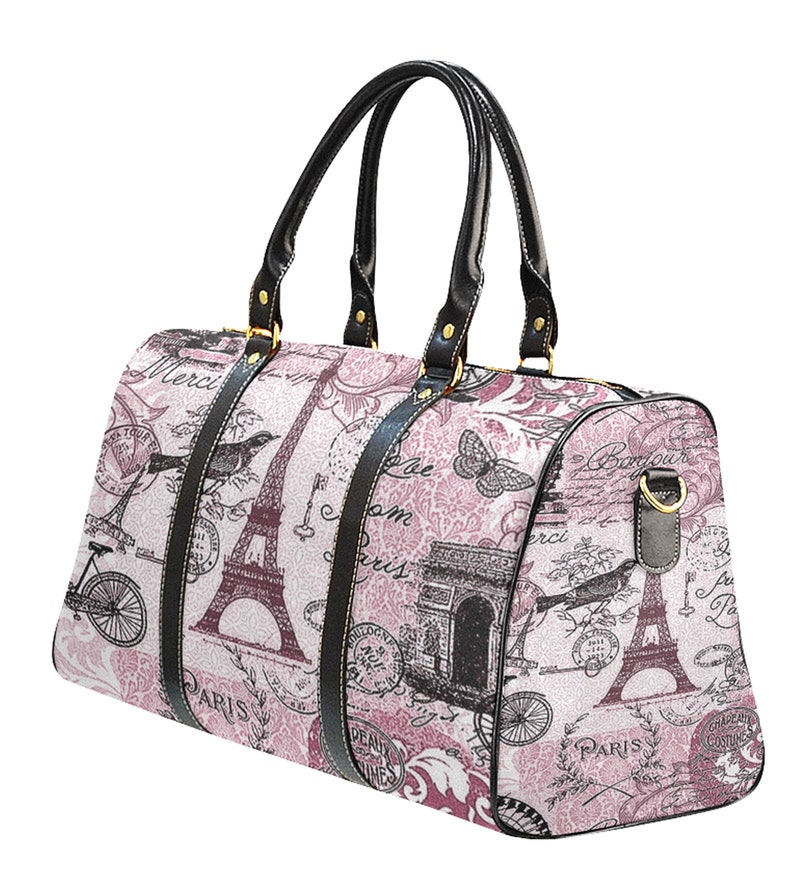 Paris Doctor Bag Paris Scenic Pattern Bag Satchel Bag | Etsy