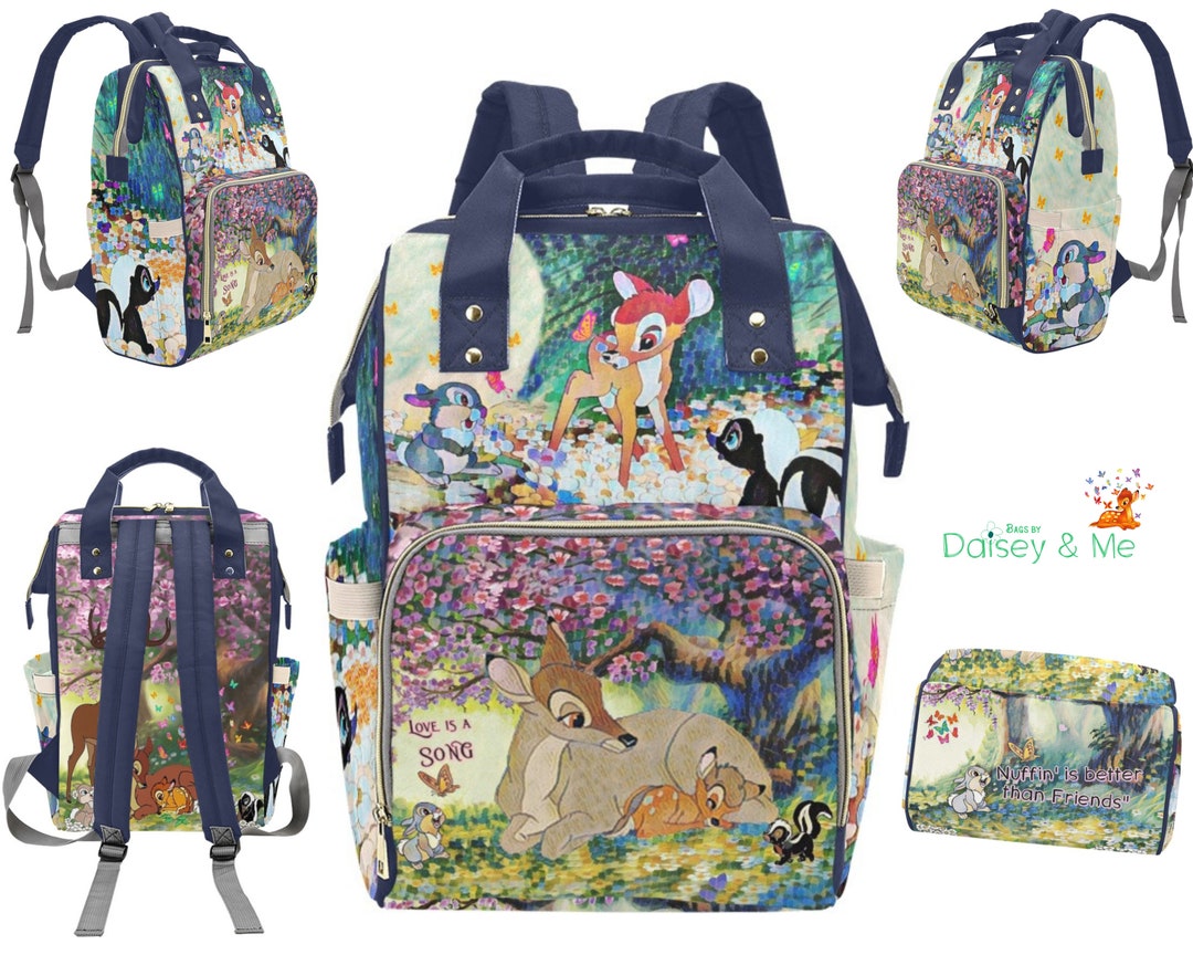 Bambi Backpack Bambi Bag Bambi Gift Thumper and Flower Gifts Bags and ...