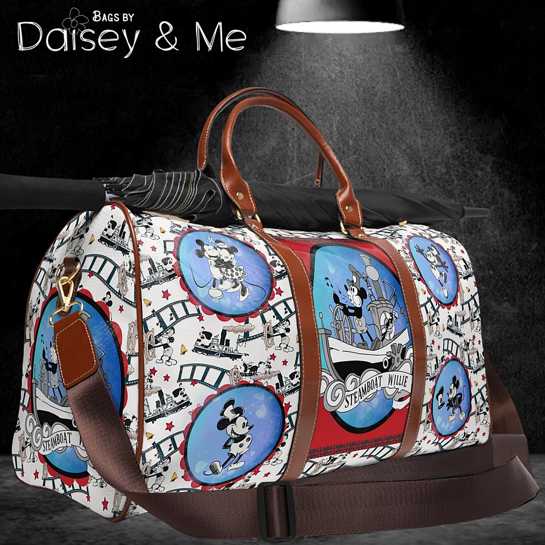 Mickey Bag • Gift for Him • Steamboat Willie • Travel Bag • Cartoon ...