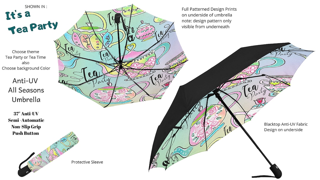 Alice Tea Party ∙ Umbrella ∙ Alice in Wonderland ∙ Bags and Gifts ...