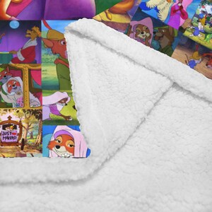 Robin Hood Characters • Cozy Fleece Blanket • Sherpa Throw • Sherwood ...
