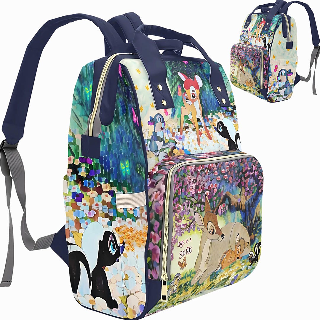 Cute Bambi Bag • Bambi Backpack • Bambi Gift • Thumper and Flower Gift ...