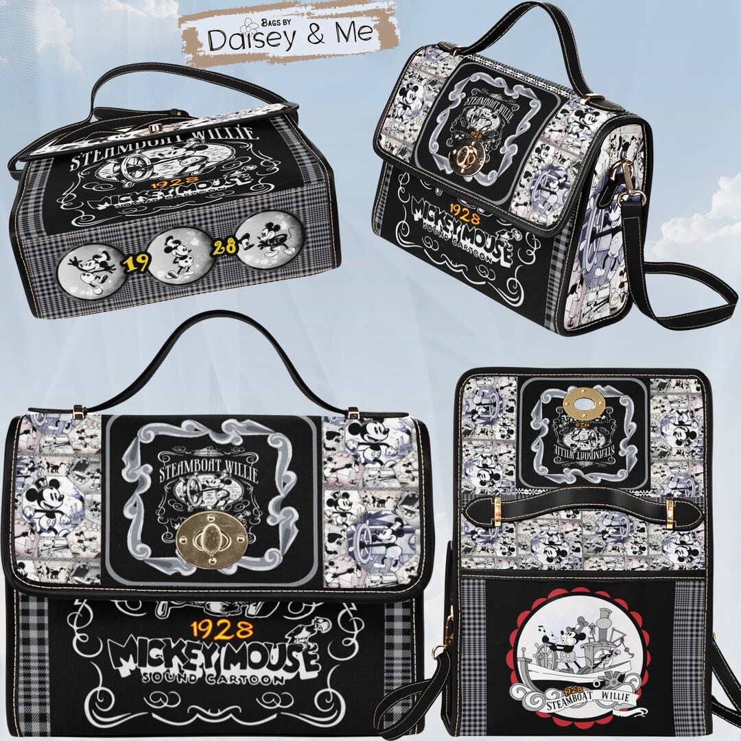 Mickey Gifts for Her • Steamboat Willie • Crossbody Bags • Mouse Bag ...