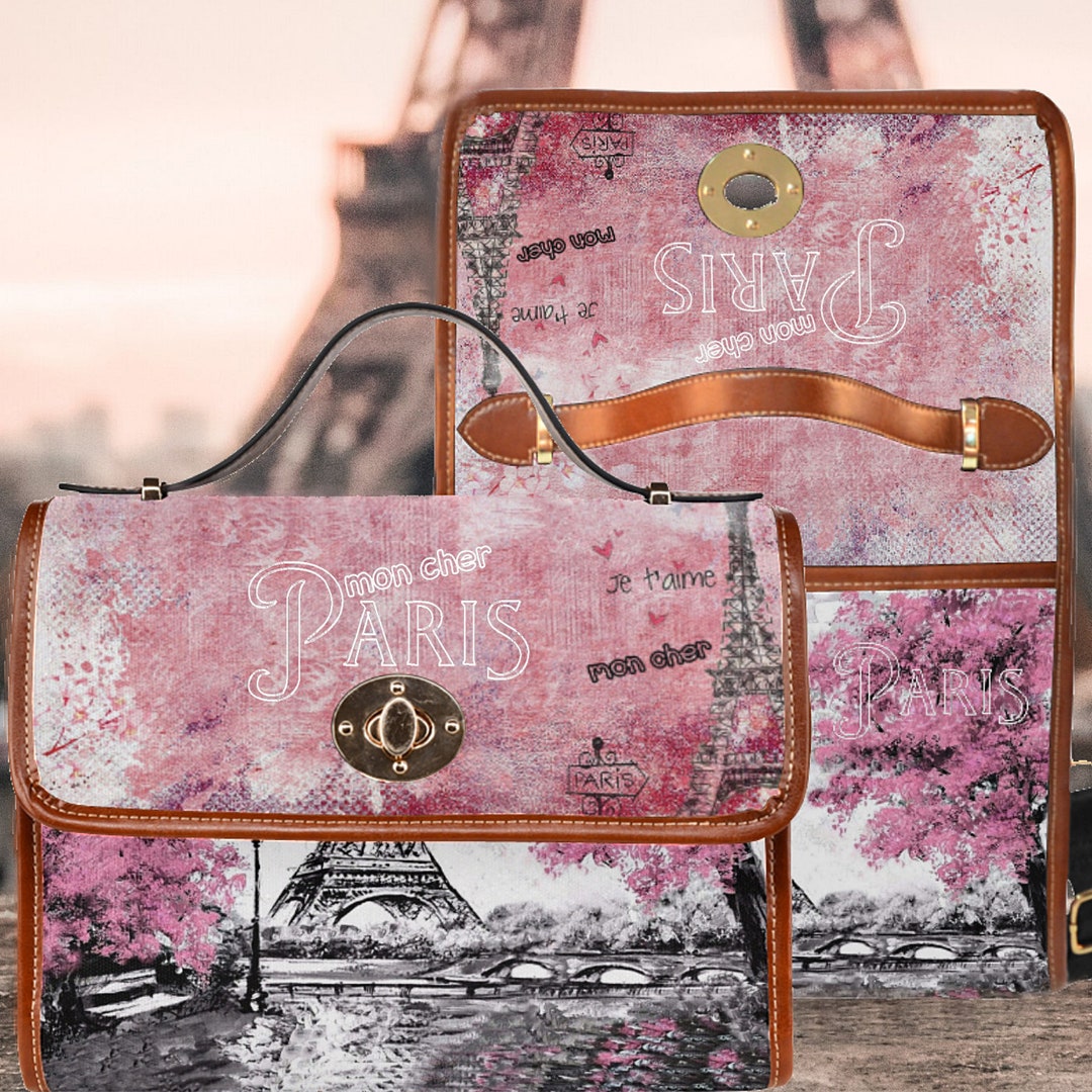 Messenger Bag ∙ I Love Paris ∙ Paris Theme ∙ Love Letters ∙ Paris Art ∙ ...