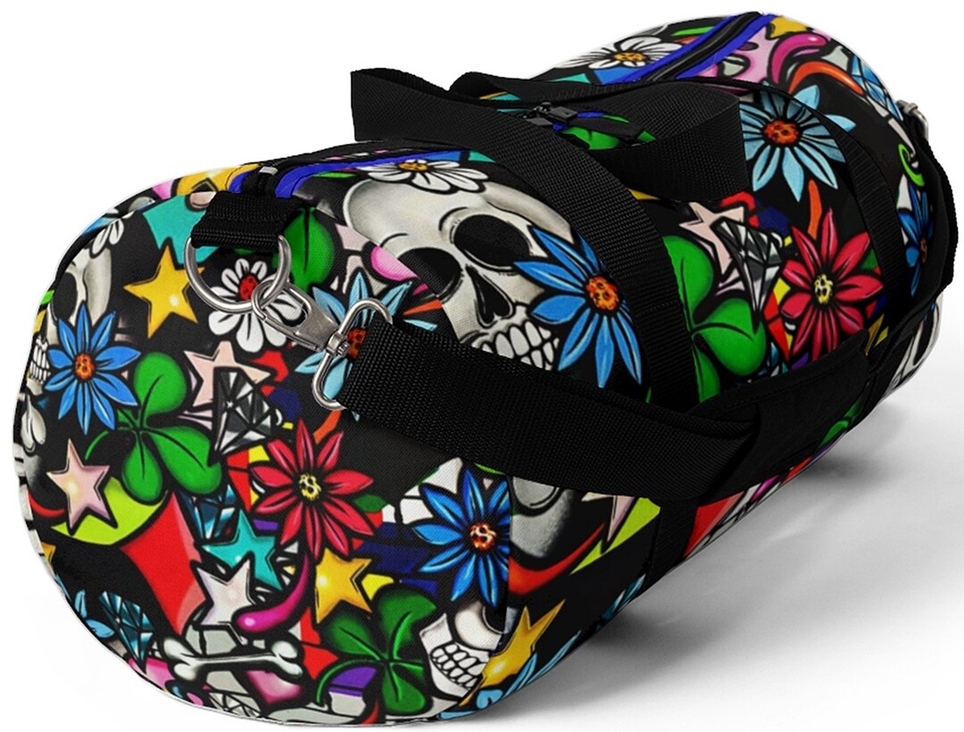 Sugar Skull Bling Duffel Bag ∙ Sugar Skull Bling Bag ∙ Skull Bling ∙ ...