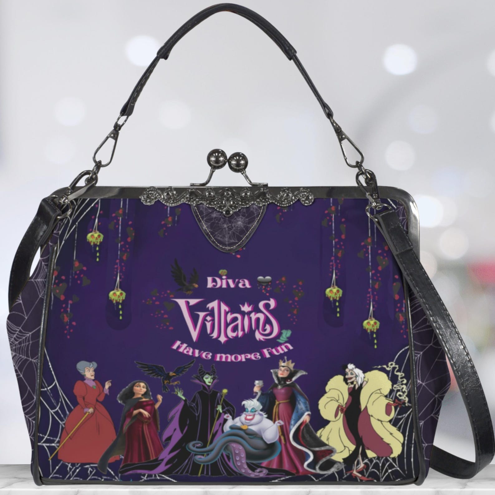 OG Queen Villains • Kisslock Handbag • Crossbody Bags • Bags and Gifts ...