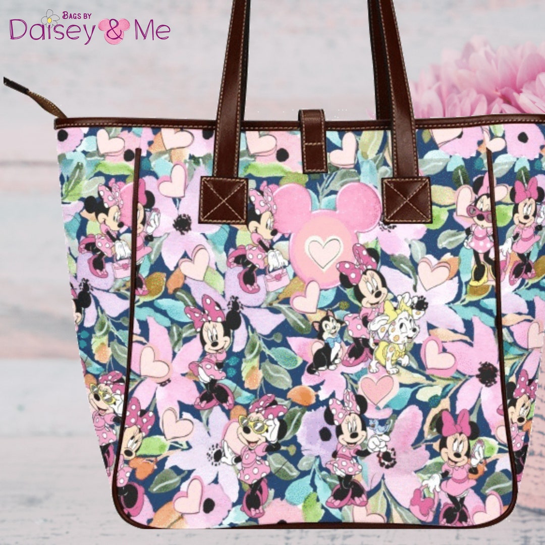 Minnie Mouse violet Bouquetcute Mouse Cartoon Commuter - Etsy