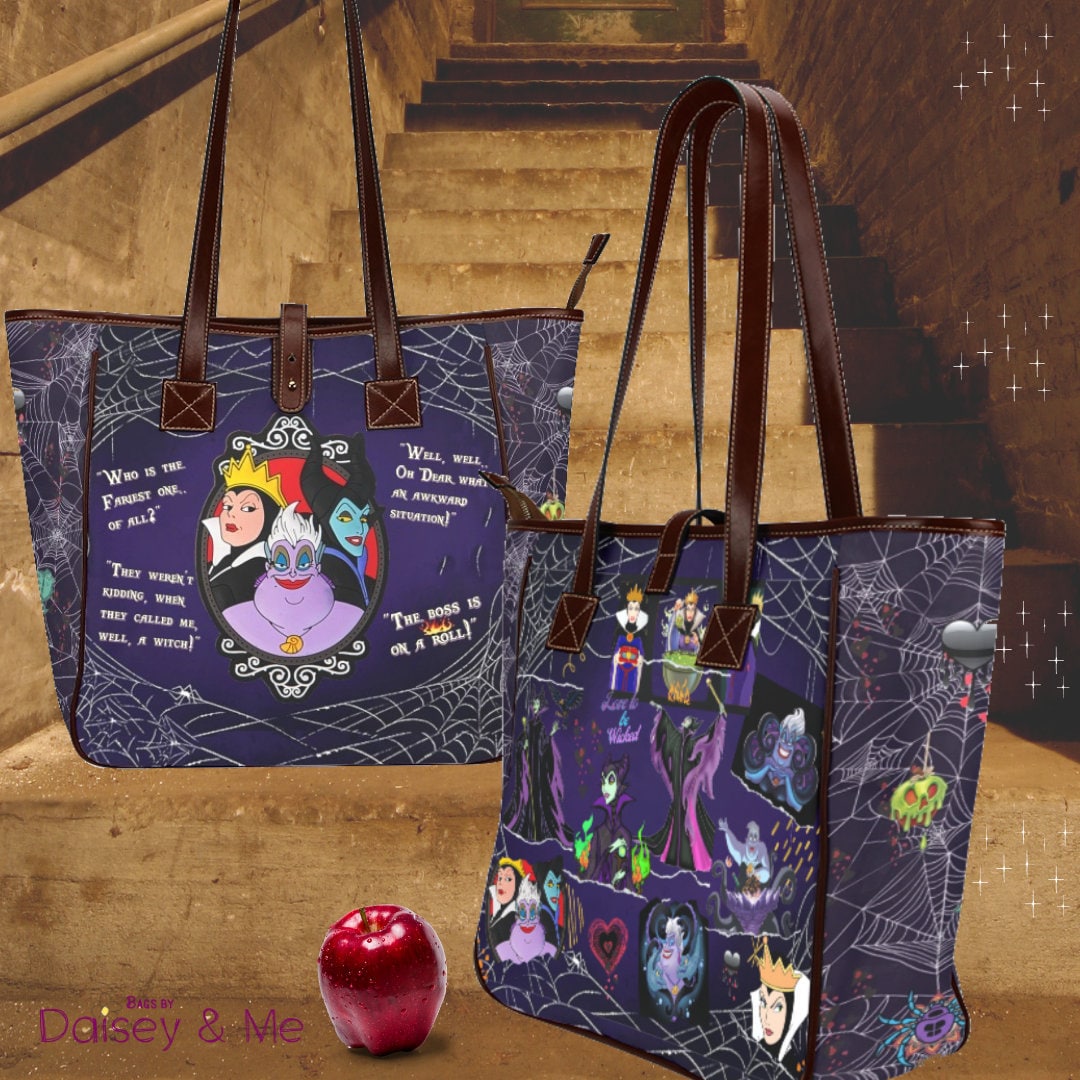 Princess Villains Bags ∙ Diva Queen ∙ Shoulder Bag for Women ∙ Cartoon ...