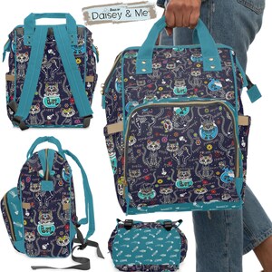 Sugar Skull Cat • Backpack • Halloween Cats • Cat Dad • Cat Mom • Bags ...