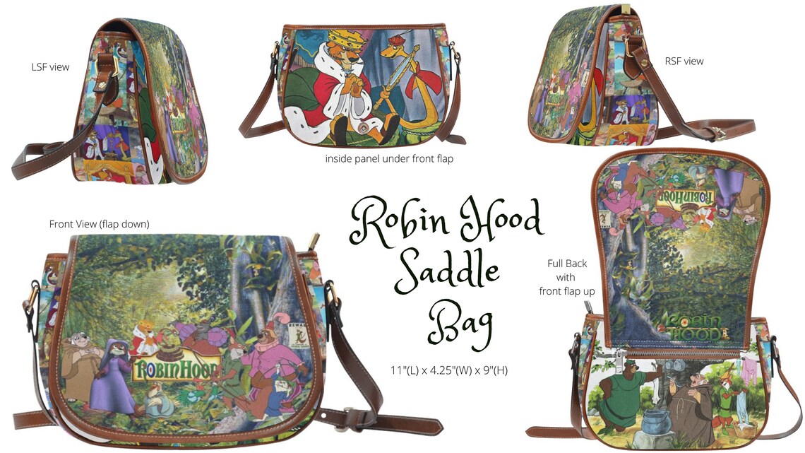 Weekend Bags ∙ Robin Hood Gifts • Robin Hood and Maid Marion ∙ Shoulder ...