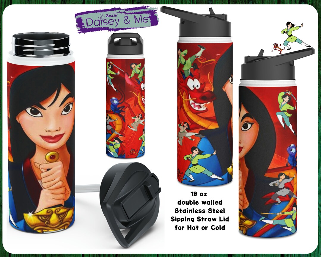 Mulan Gift ∙ Insulated Bottle • Hot Cold Gift • Princess Warrior ∙ ...