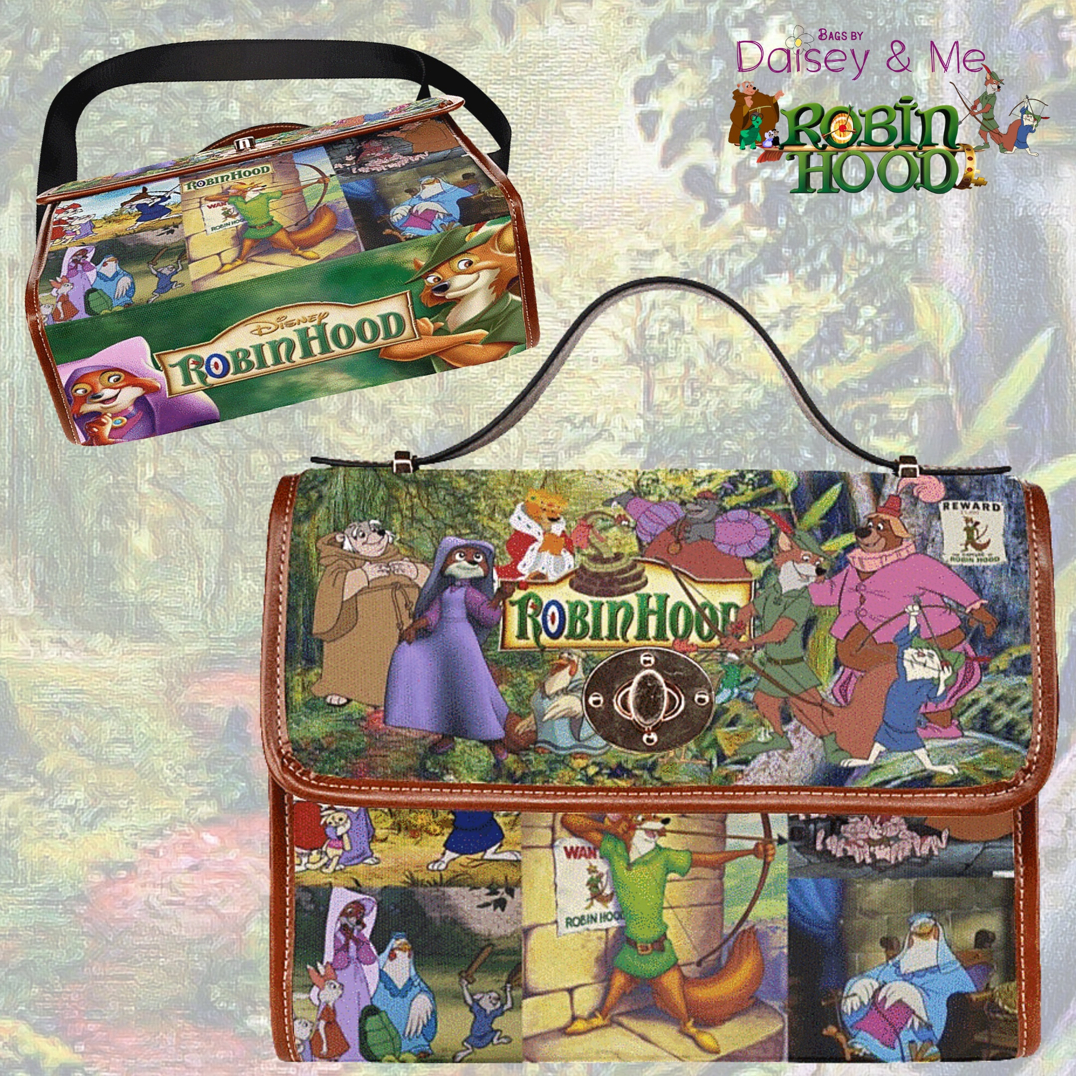 Weekend Bags ∙ Robin Hood Gifts • Robin Hood and Maid Marion ∙ Shoulder ...