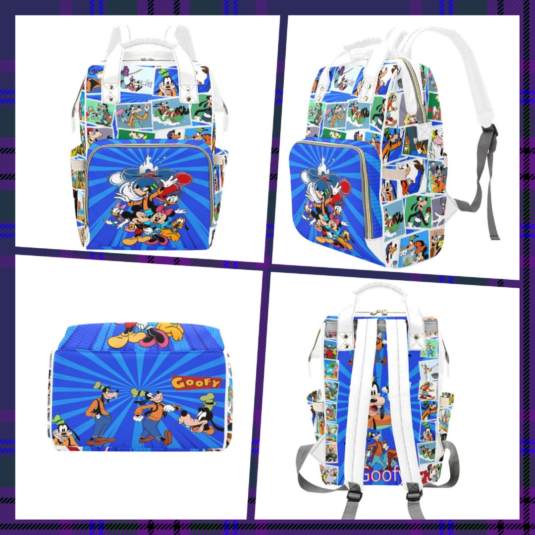 Goofy Backpack Goofy Gifts Goofy Bags Funny Character Bags Diaper Bags ...