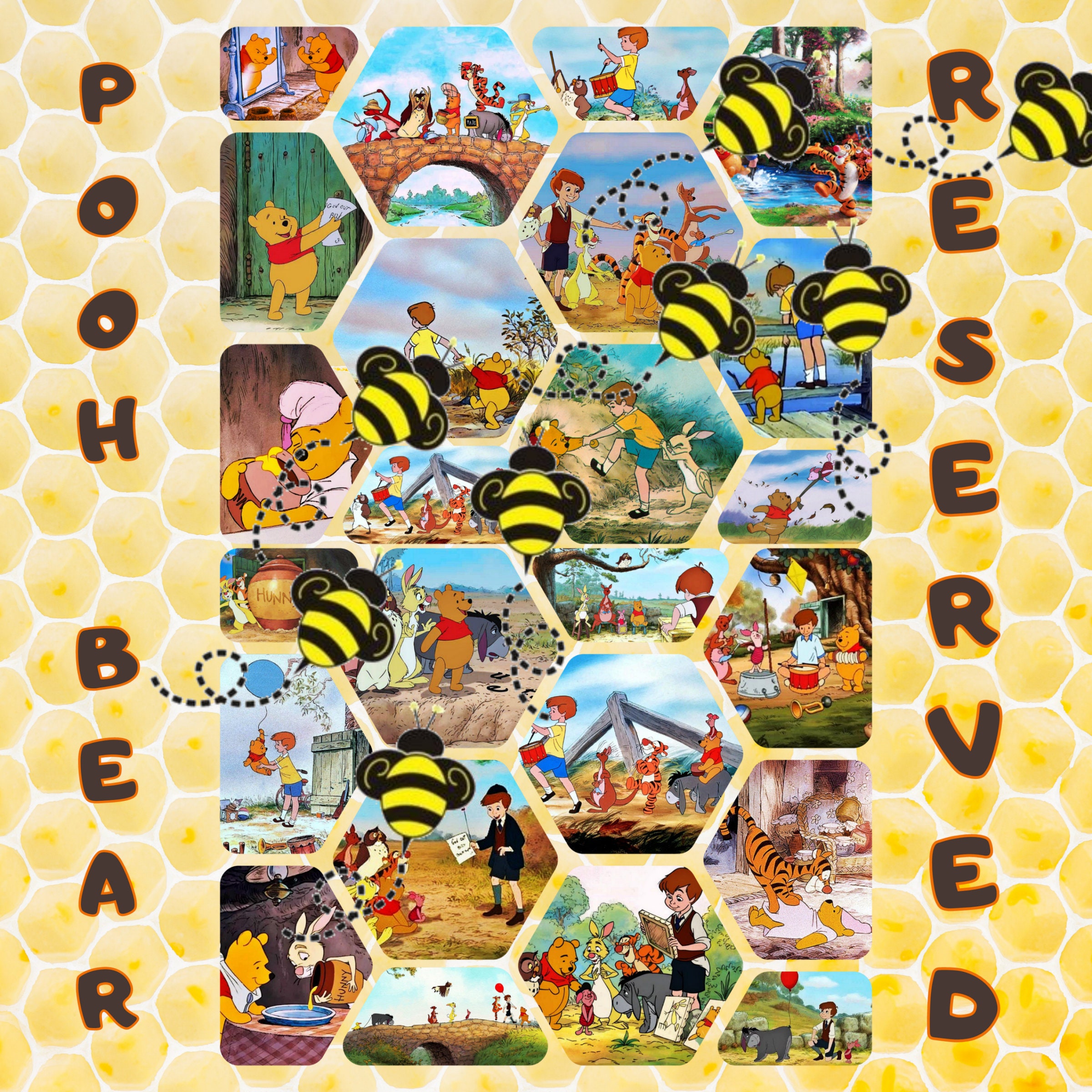 RESERVE Pooh Classic Storybook Beehive Winnie the Pooh - Etsy