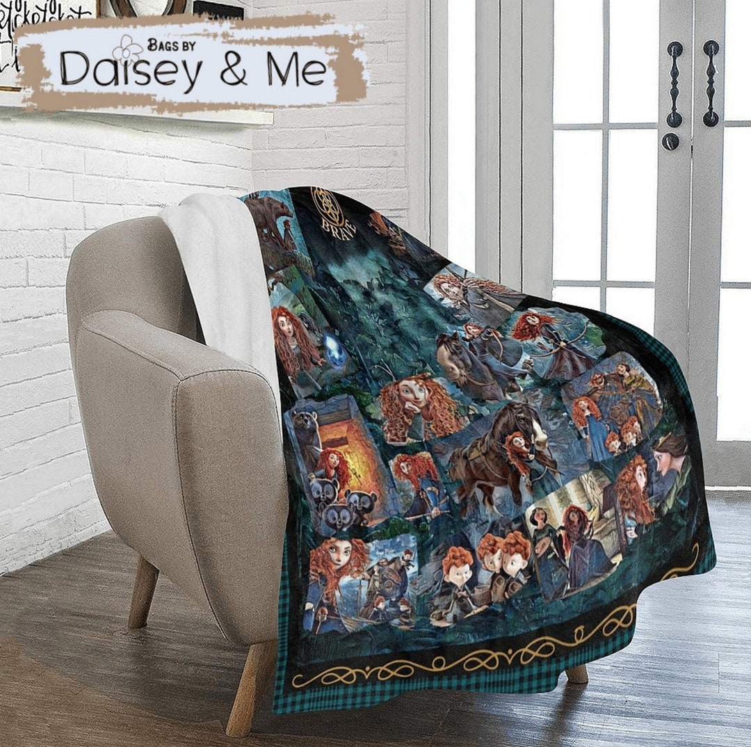 Brave • Blanket Gift for Her • Princess Merida • Brave Merida Gift ...