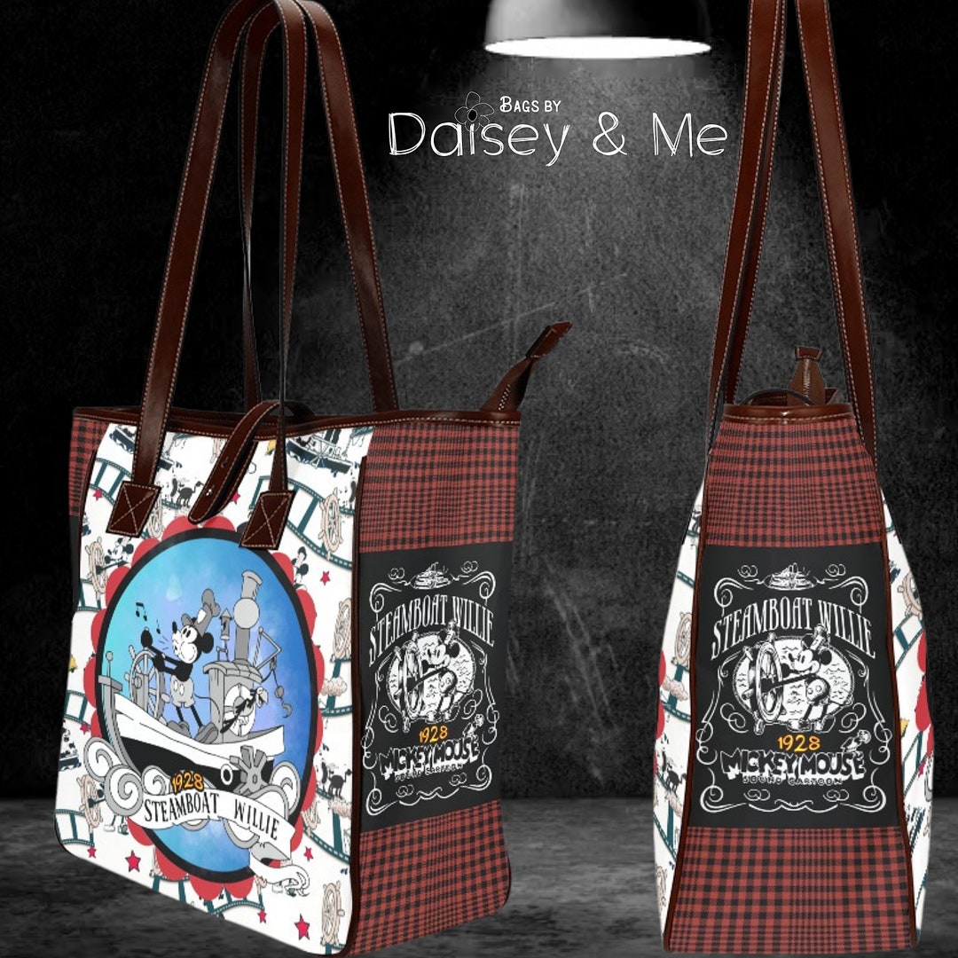 Mickey Bag • Gift for Her • Steamboat Willie • Shoulder Bags • Mouse ...