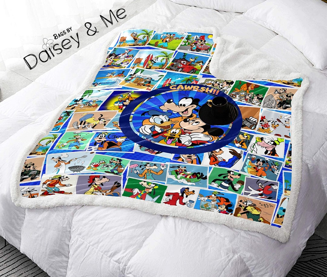 Goofy and Friends Goofy Character Throws and Quilts Toddler Blanket ...