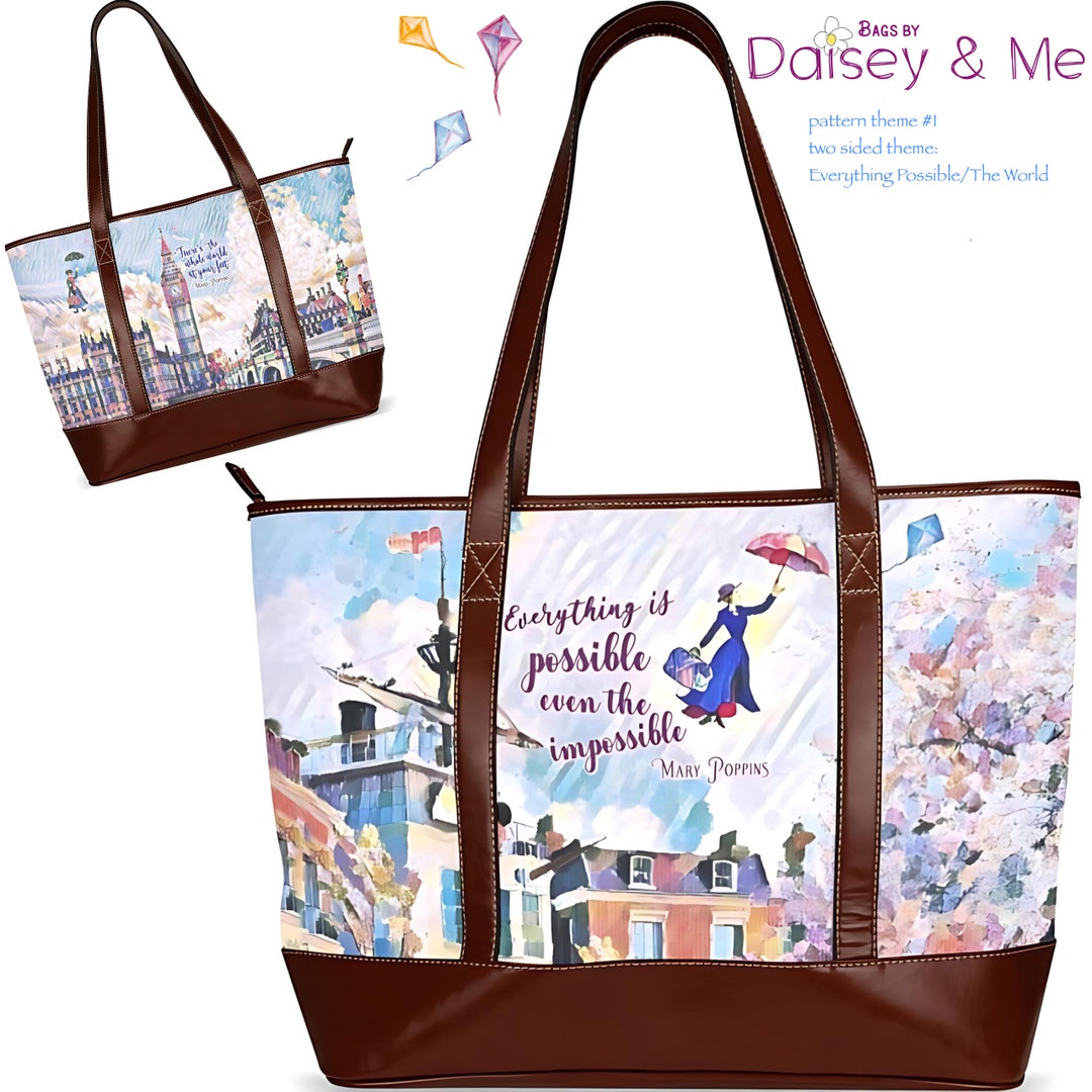 Mary Poppins Bag ∙ Mary Poppins • Weekender Bag ∙ Mary Poppins Gift ∙ ...