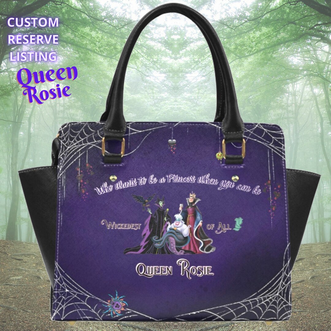 Queen Rosie ∙ Custom Personalize LISTING ∙ Handbag Purse ∙ Villain ∙ ...