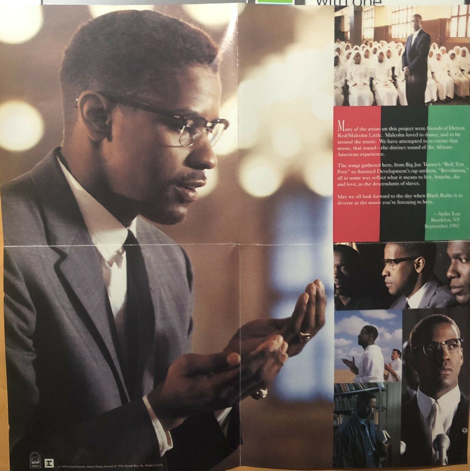 Malcolm X Music From the Motion Picture Soundtrack, CD, R & B, 1992 - Etsy
