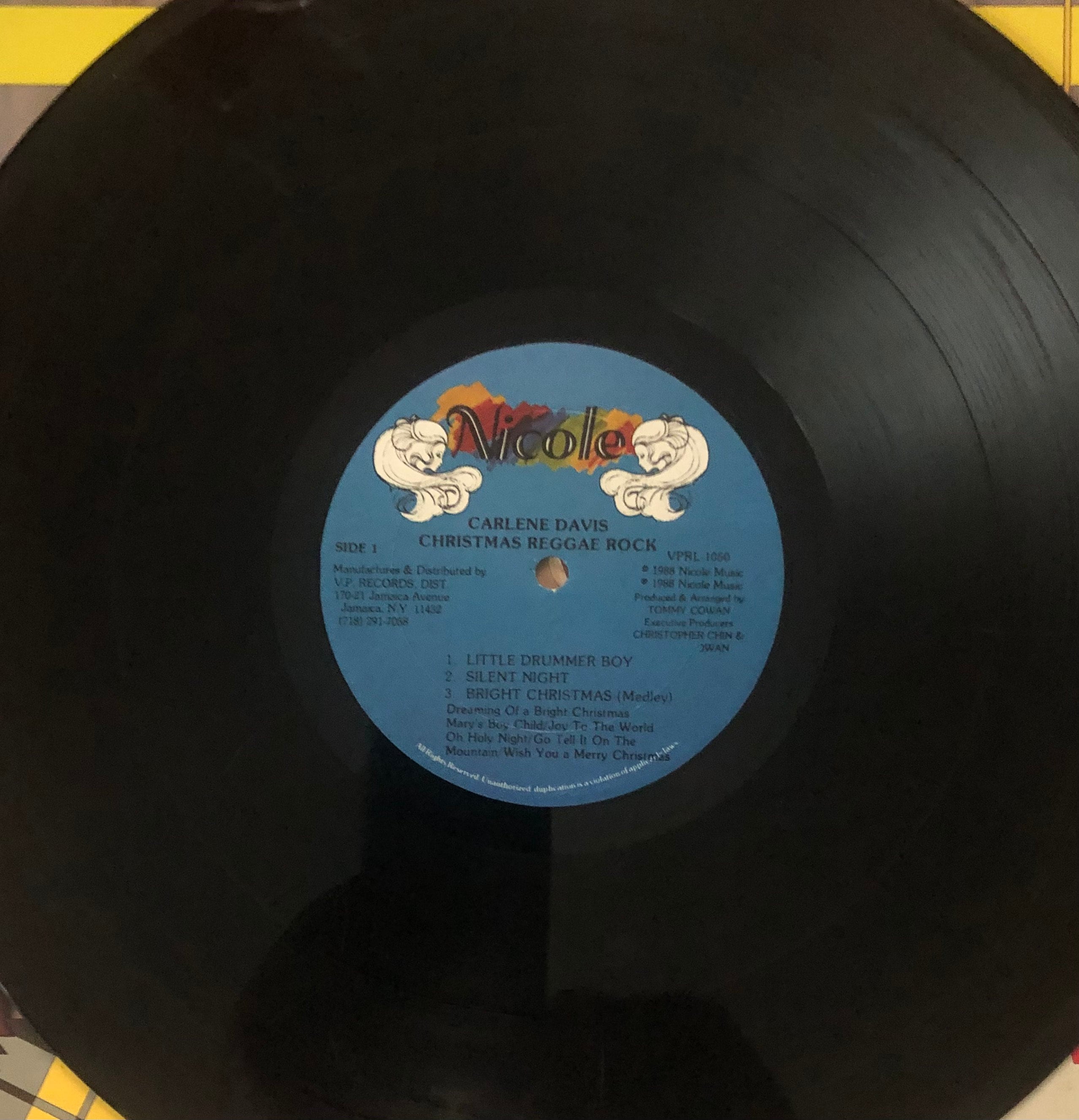 Carlene Davis Christmas Reggae Rock 1988 LP Dancehall, Lovers Rock ...