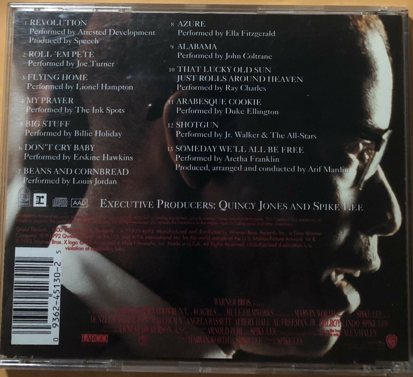 Malcolm X - Music From the Motion Picture Soundtrack, CD, R & B, 1992 ...