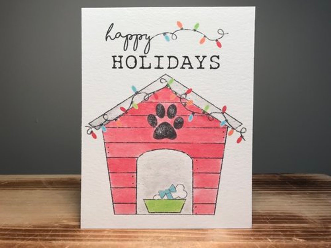 Puppy Milestone Cards // Holidays // Handmade Dog Milestone Cards Pet ...