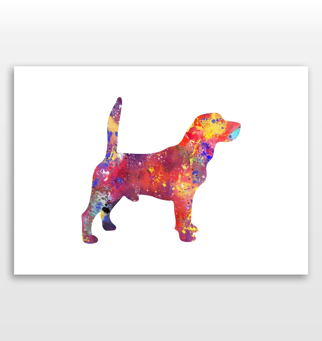 Beagle Poster, Canine Print - Etsy