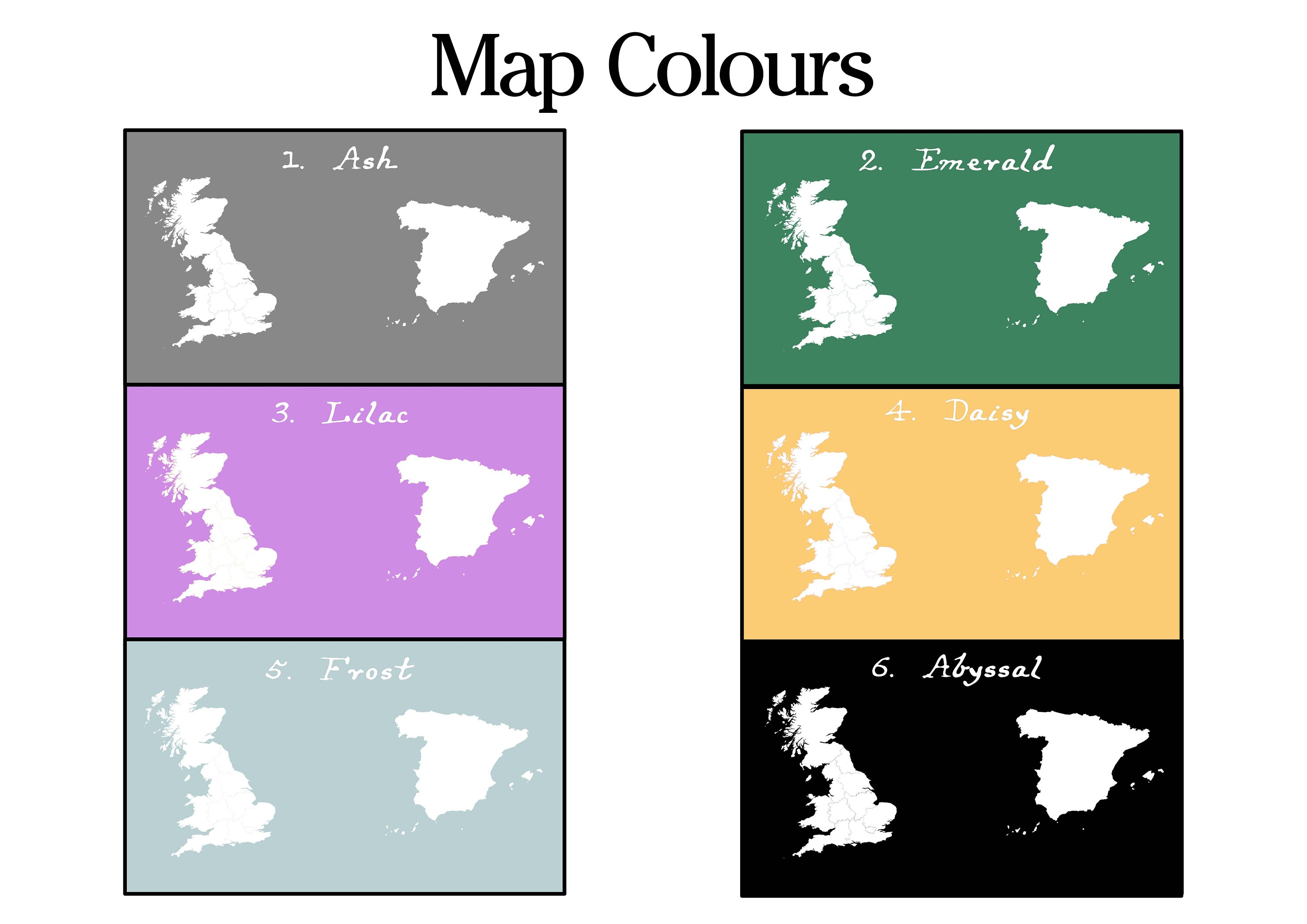 Personalised Map Print Any Two Countries Custom Map Art | Etsy