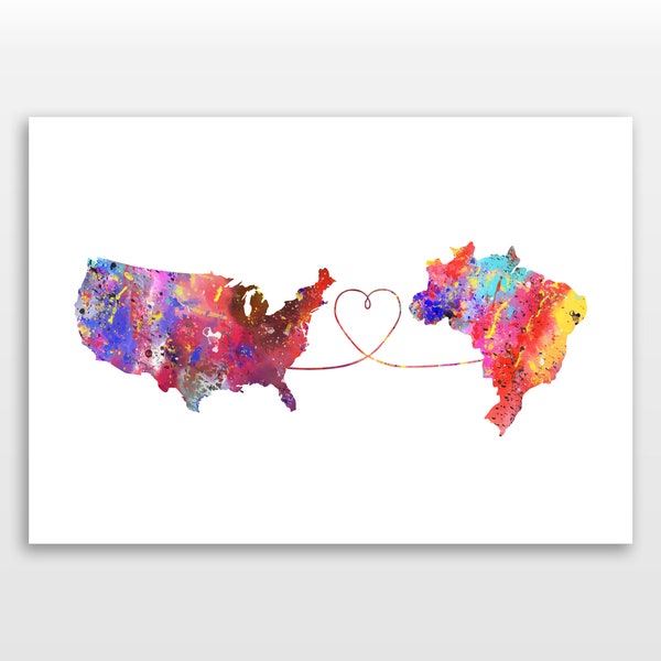 Map Print - Etsy