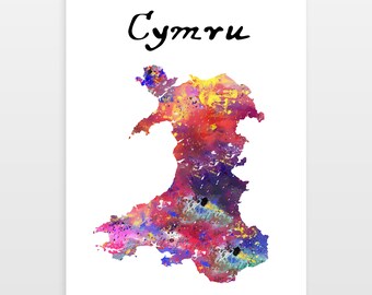Cymru Fach, Calon Fawr Print by Niki Pilkington - Etsy UK