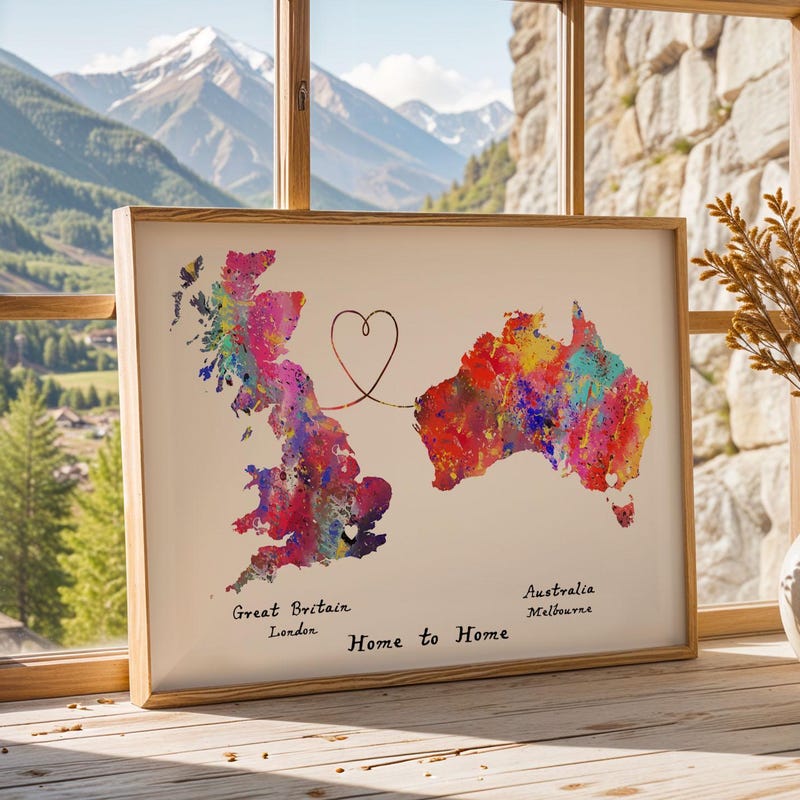 Personalised Map - Etsy UK